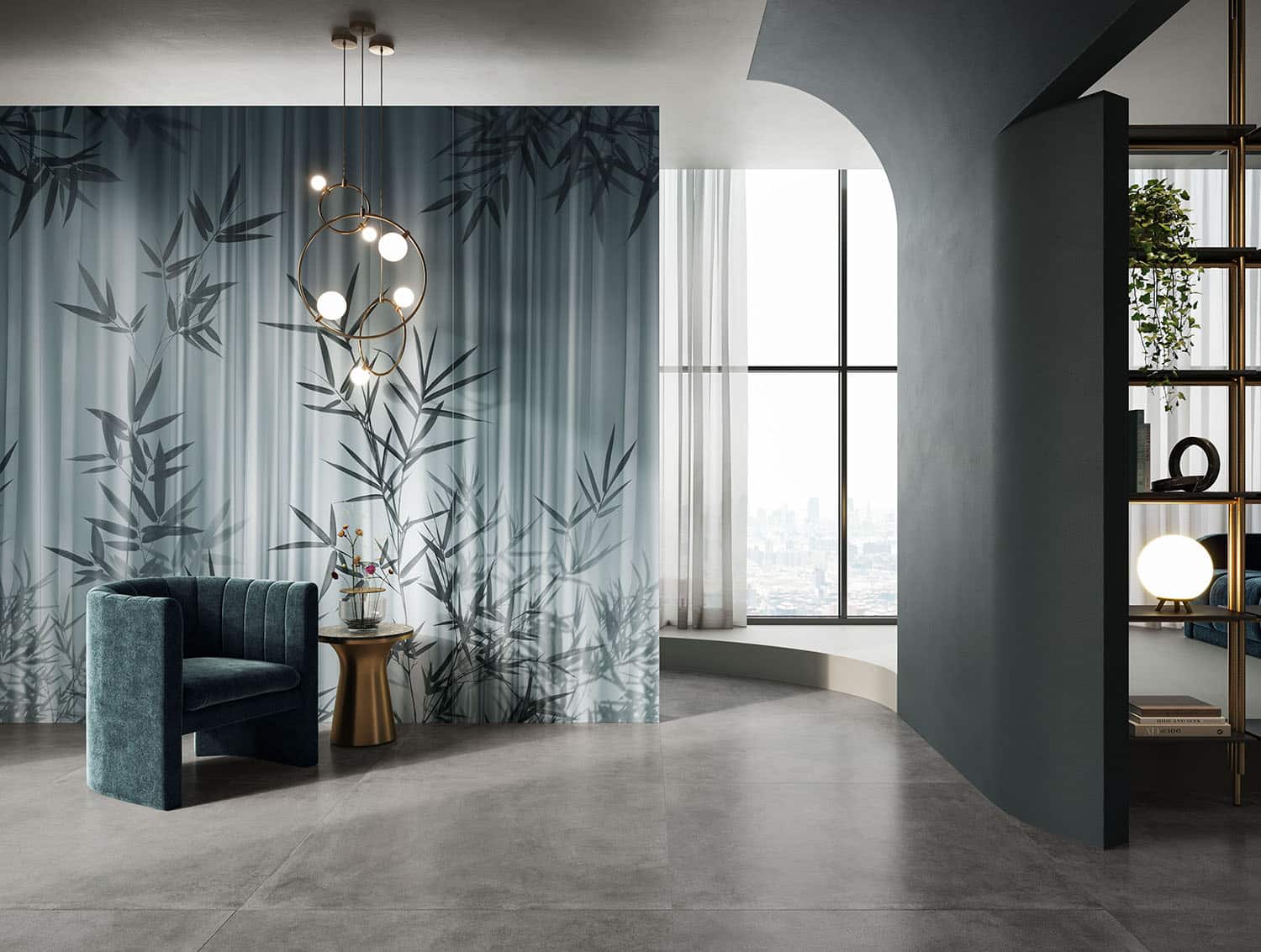 Wonderwall a Porcelan Stoneware Flooring - DBDA DESIGN LAB